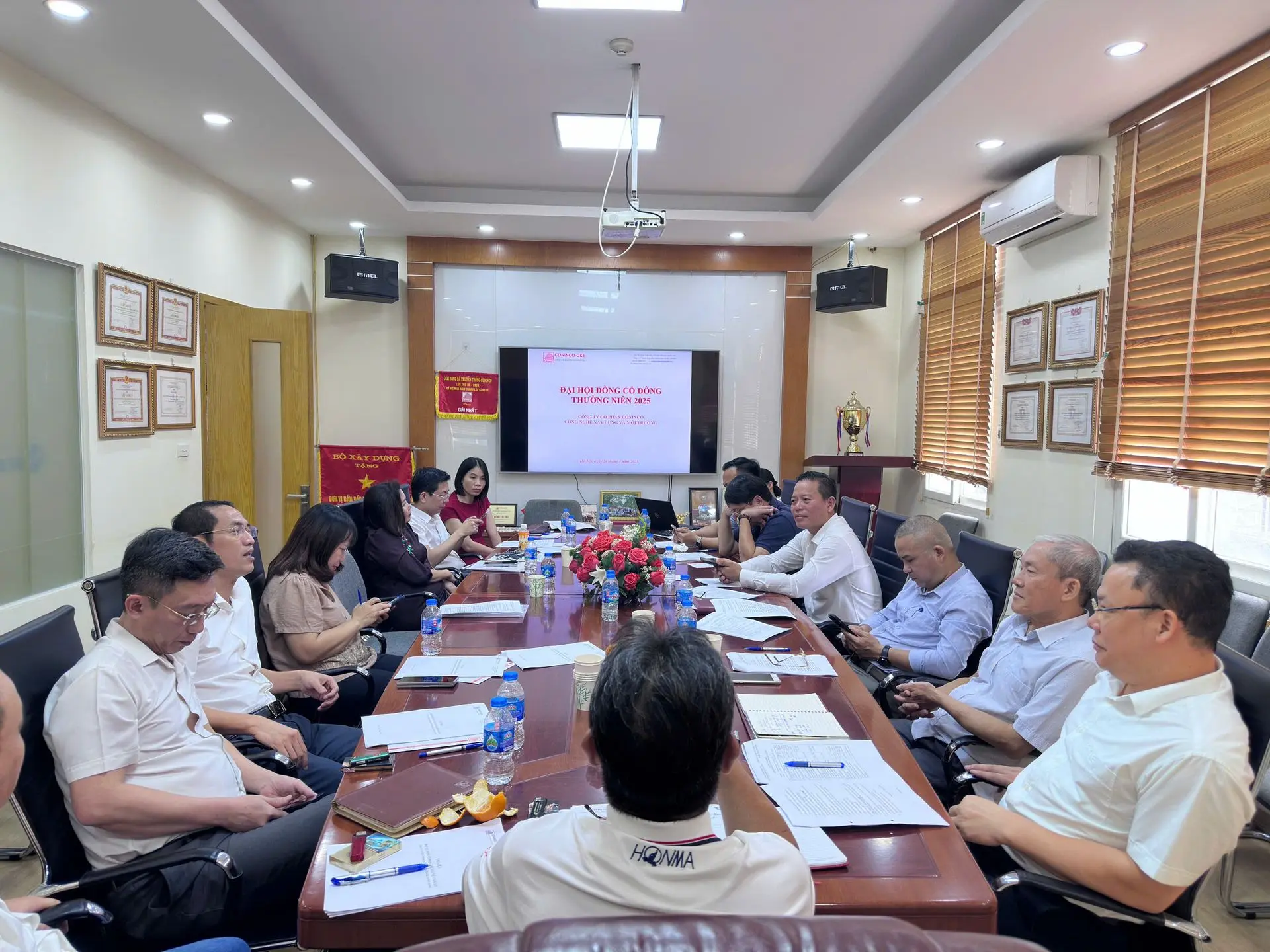 ĐẠI HỘI CỔ ĐÔNG THƯỜNG NIÊN NĂM 2025 CỦA CONINCO-C&E THÀNH CÔNG TỐT ĐẸP | CONINCO